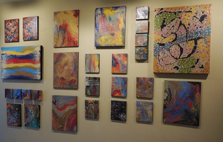 Gallery Wall Installation by David Pattison | Saatchi Art
