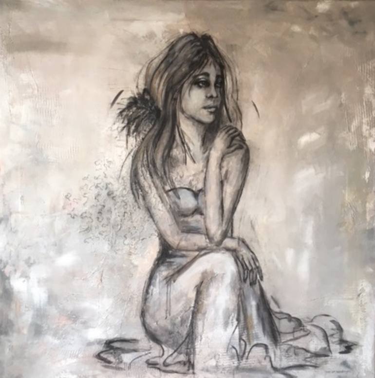 The other side of grey Painting by Yvon van Wordragen | Saatchi Art