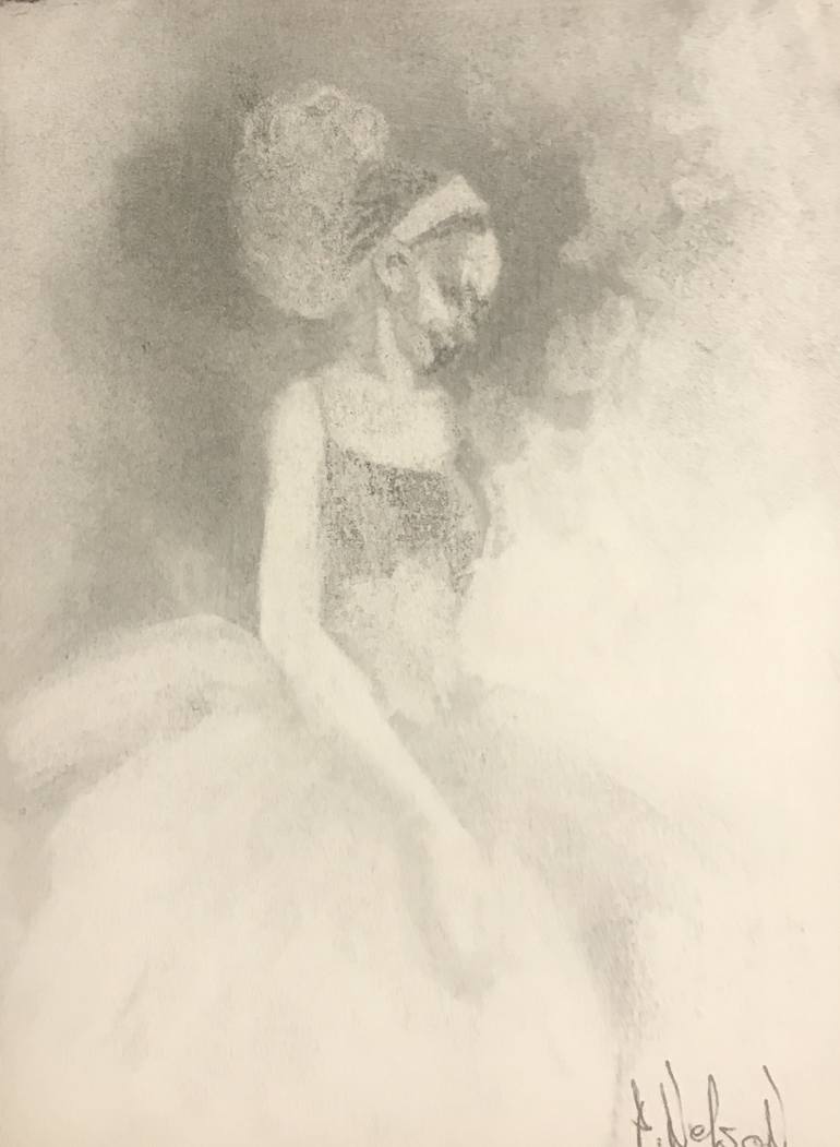 “The Rehearsal” Drawing by Patricia Carrie Nelson | Saatchi Art