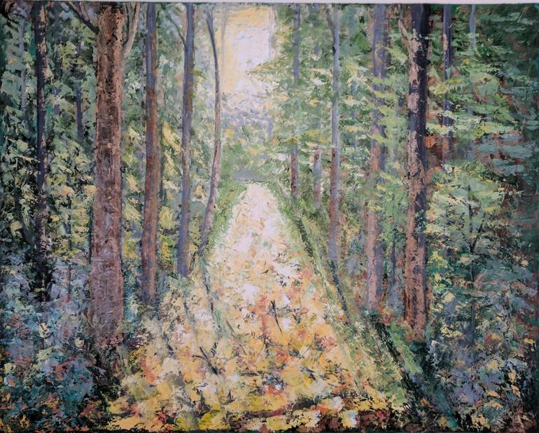 Late Spring 12 Painting by MJ Rigby | Saatchi Art