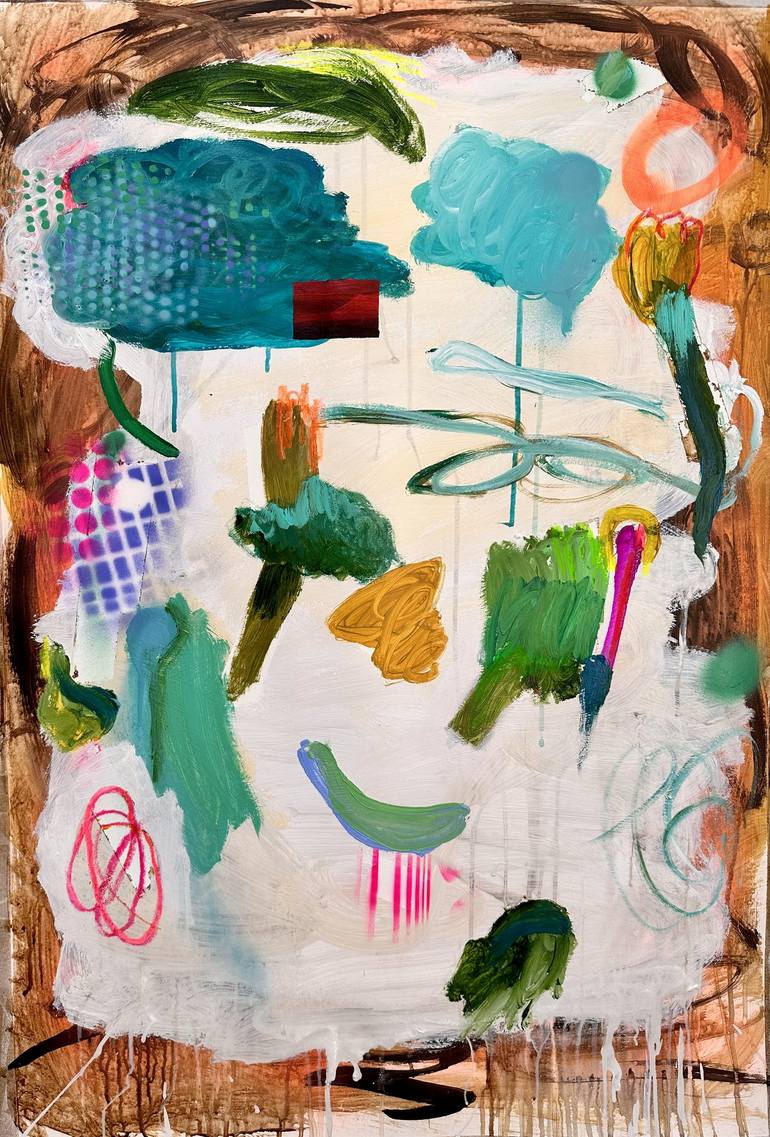 Between Landscape and Memory Painting by Jose Ballester Tovar | Saatchi Art