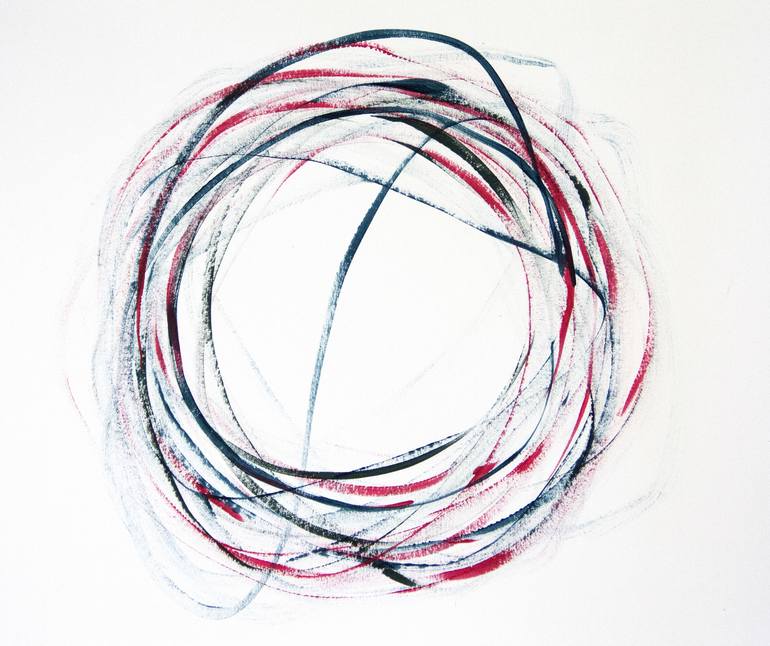 Circle II Painting by Jackie Jiang | Saatchi Art