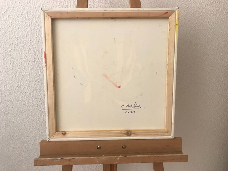 Maguey plant on red background Painting by Christophe Carlier | Saatchi Art