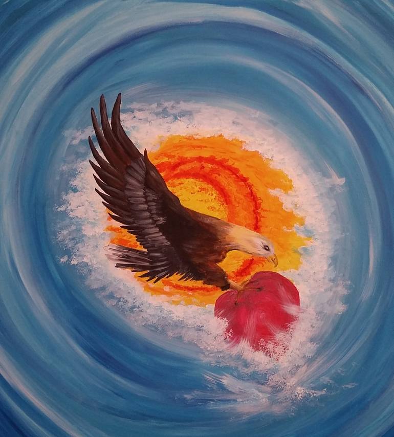 Saving the heart Painting by Monica Marini | Saatchi Art