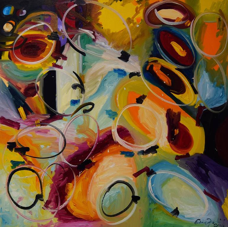 Technicolor Painting by Enzina Fuschini | Saatchi Art
