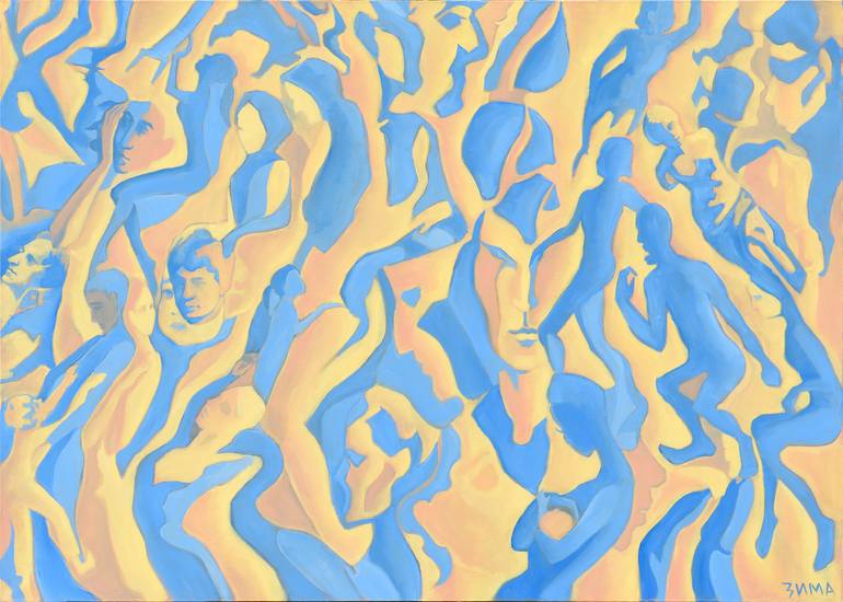 Sand Painting by Elena Zima | Saatchi Art