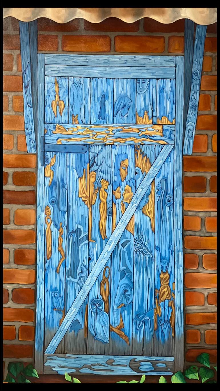 The doors. There’s a way in. Part III Painting by Elena Zima | Saatchi Art