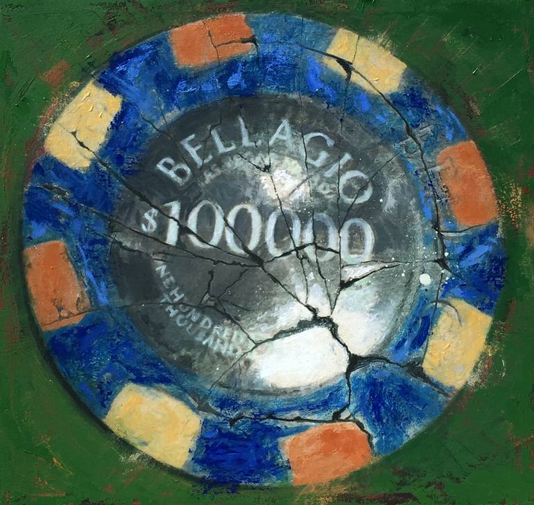 Blue Chip Painting by Lucas Novak | Saatchi Art