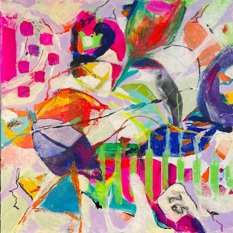 Abstract Color Study #1 Painting by Rick Osborn | Saatchi Art