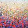 Pink Artists Garden Painting by Alexandra Richardson | Saatchi Art