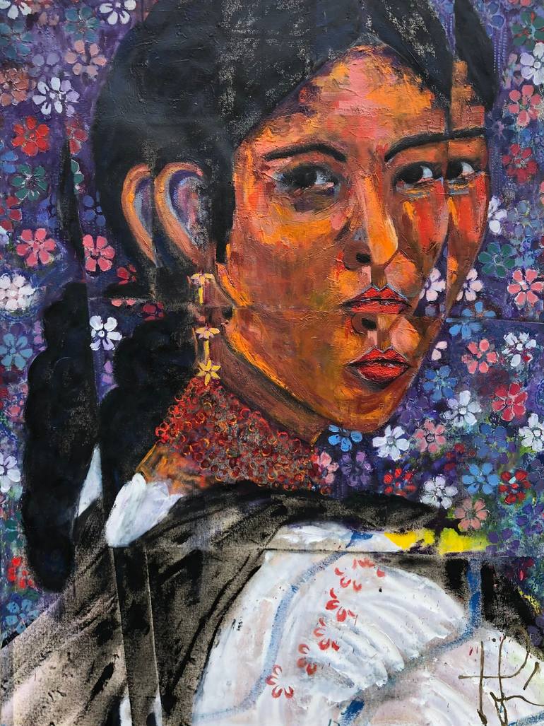 Fragmented Beauty Painting by Mario Merchan | Saatchi Art