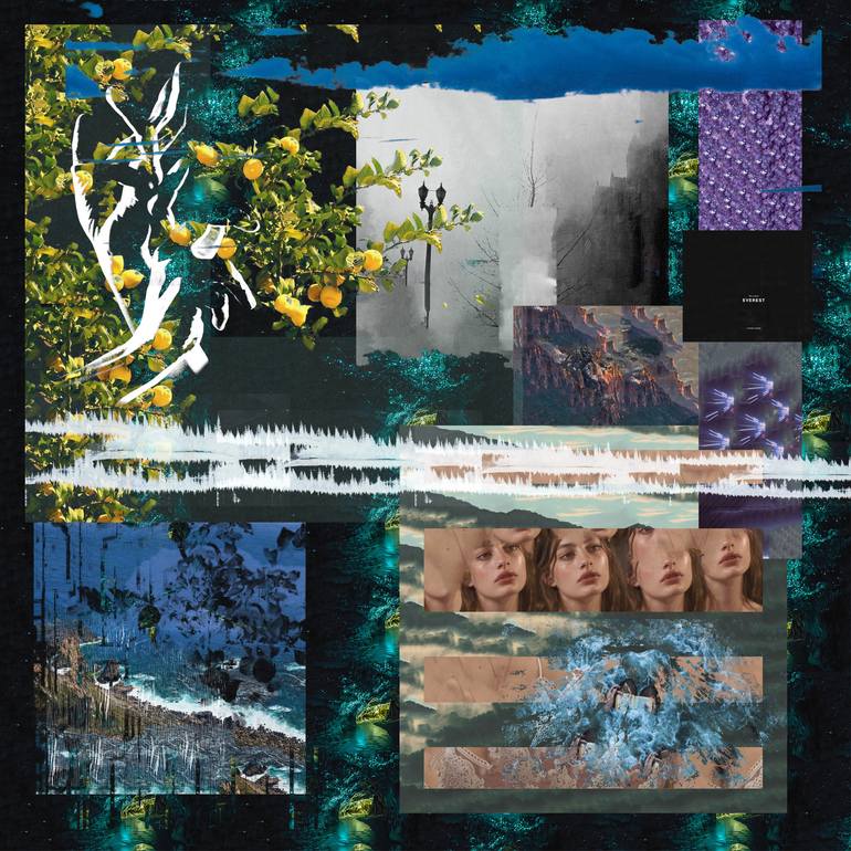 Garden Of Eden Collage by Sam Morgan | Saatchi Art