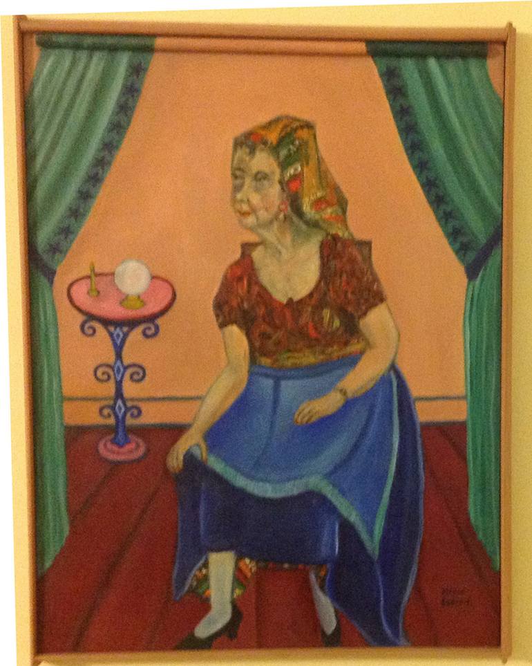 Madame Esmerelda Painting by Marie Schepis | Saatchi Art