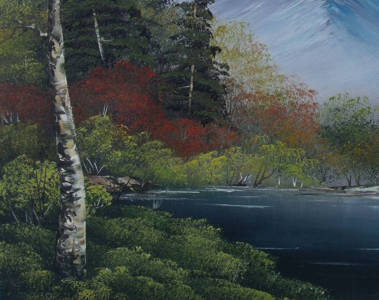 BLACK RIVER Painting by Sead Pozegic | Saatchi Art