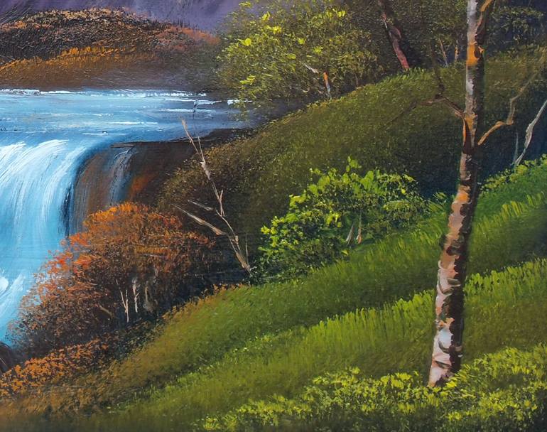 STRIPE LANDSCAPE Painting by Sead Pozegic | Saatchi Art