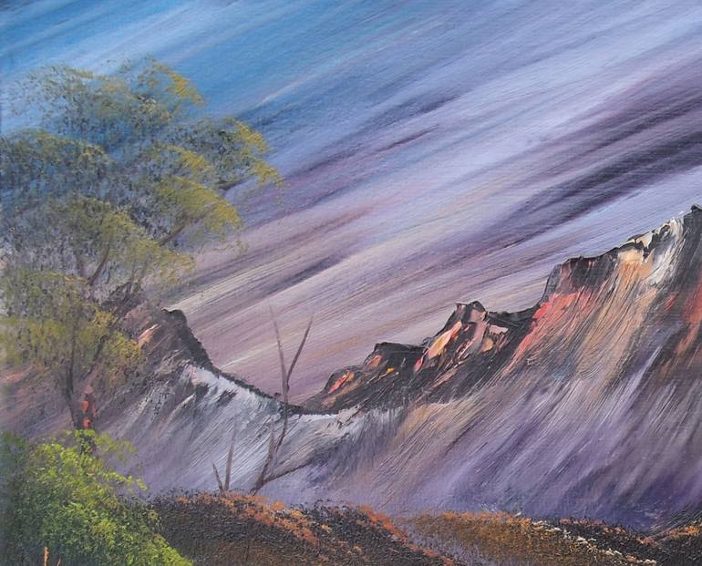 STRIPE LANDSCAPE Painting by Sead Pozegic | Saatchi Art