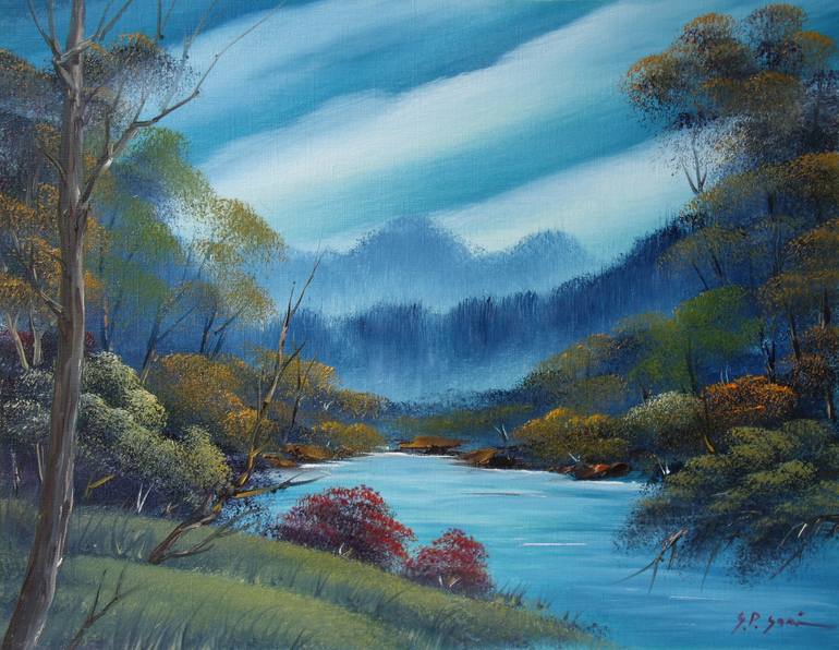 OCTOBER Painting by Sead Pozegic | Saatchi Art