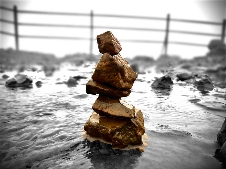 Stone Balancing - Limited Edition of 1 Photography by Priyesh Soni ...