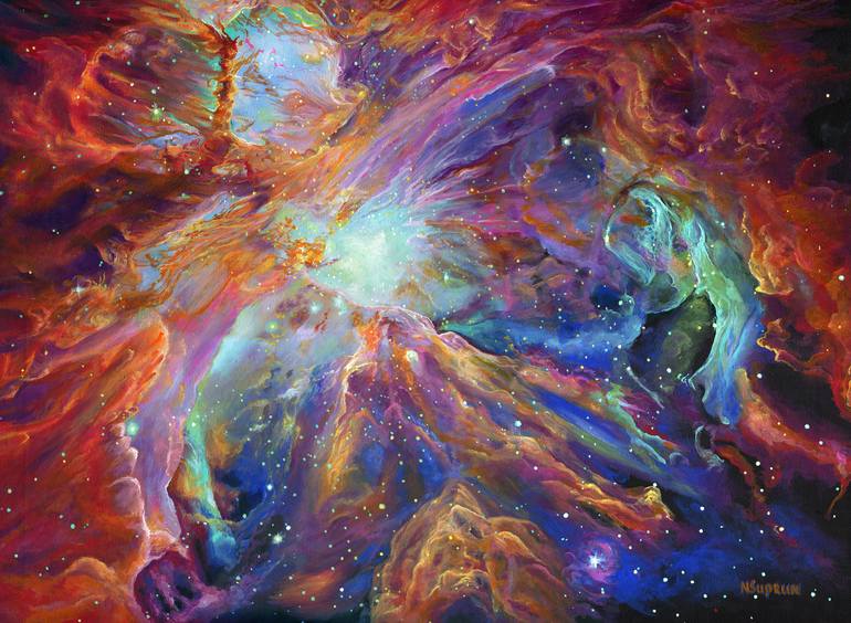 Where Stars Are Born Painting by Natalya Suprun | Saatchi Art