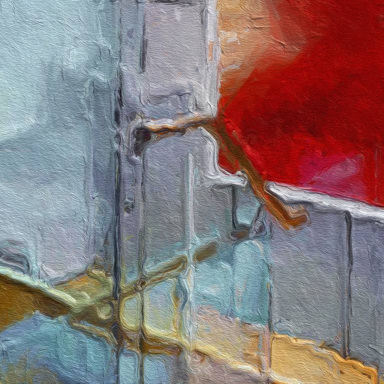 The Weightless Touching Painting by Scott Curtis | Saatchi Art