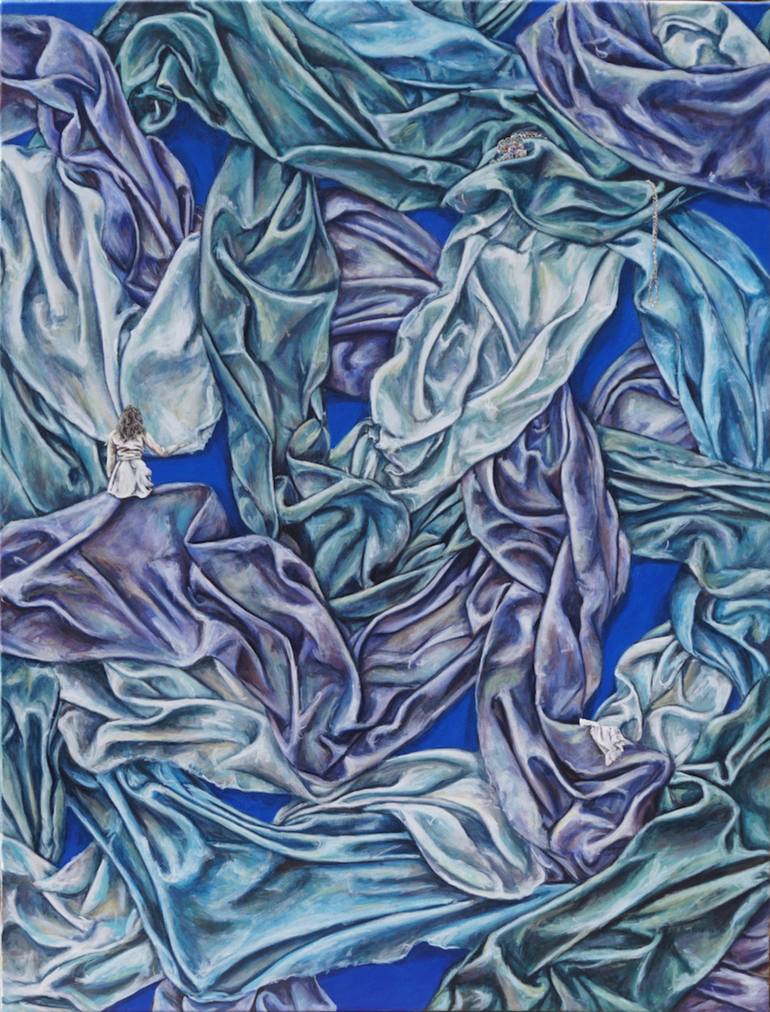 Desprendimiento Painting by Ana Kane | Saatchi Art