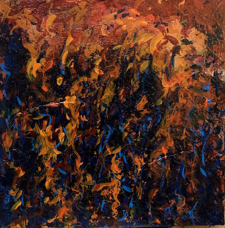 Firelight Painting by Susan Bell | Saatchi Art