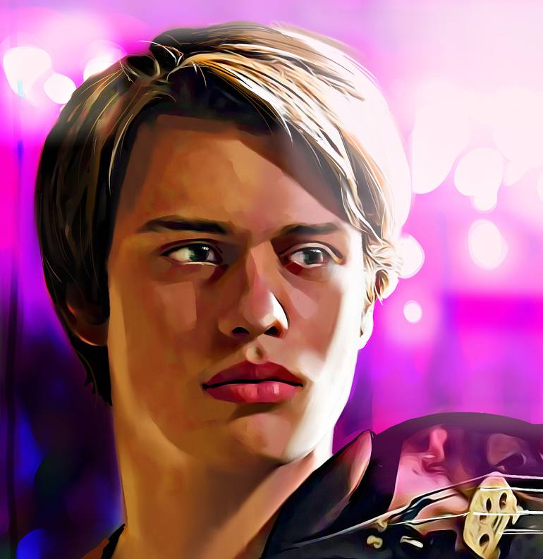 Nicholas Galitzine Mixed Media by Ira Tsantekidou | Saatchi Art