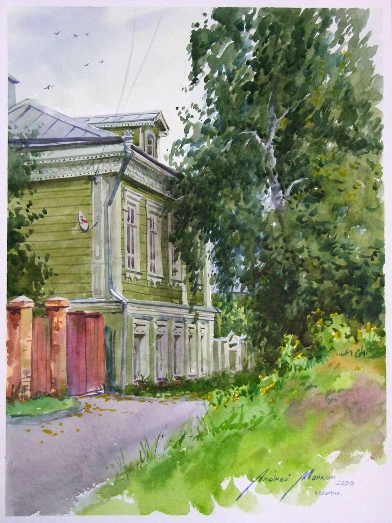 Country estate Painting by Andrei Markin | Saatchi Art