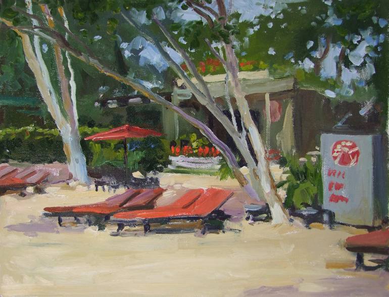 Thai cafe Painting by Andrei Markin | Saatchi Art