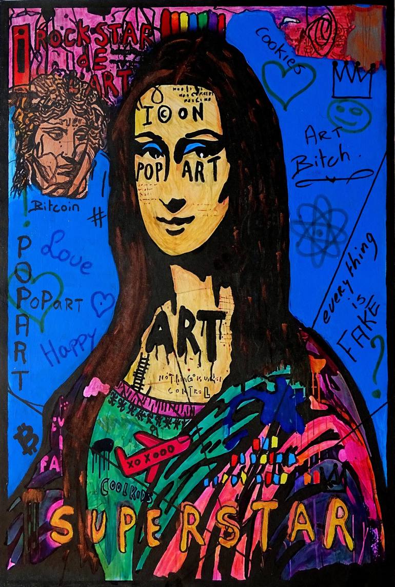 Mona Lisa Mixed Media by CONRAD BLOEMERS | Saatchi Art