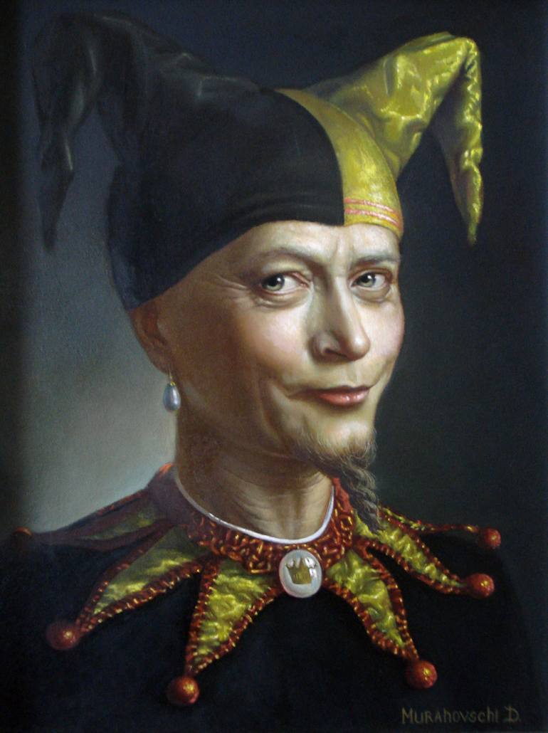 Buffoon Painting by Dmitri Murahovschi | Saatchi Art