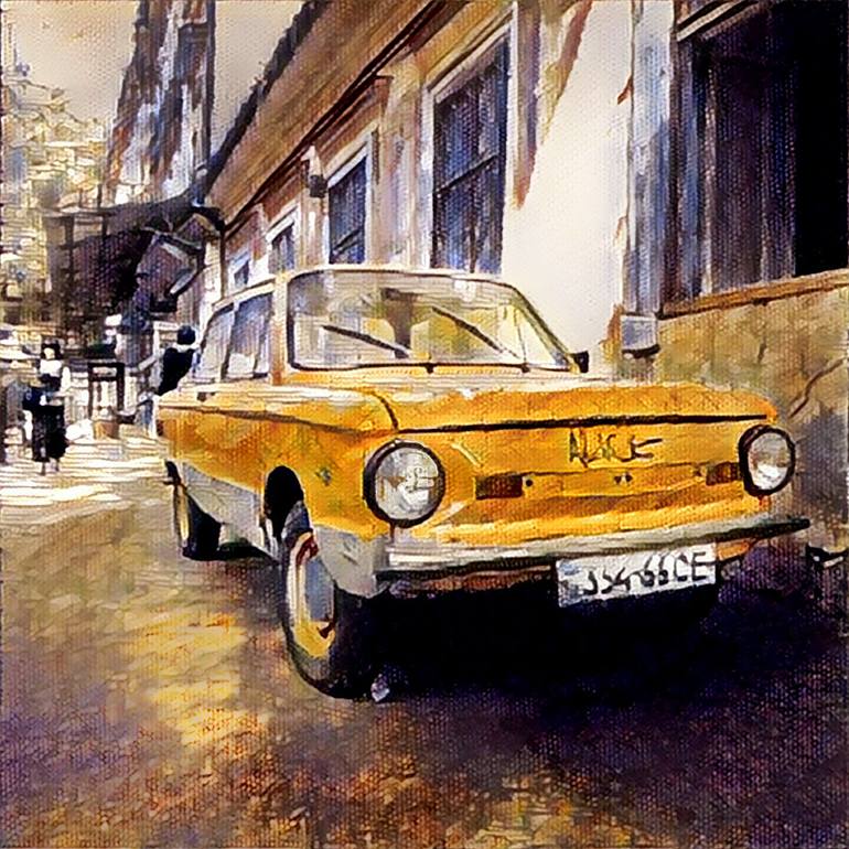 Retro Car - Limited Edition 1 of 25 Printmaking by Oleksandr Dorogyy ...