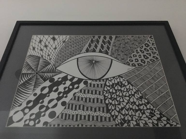 Eye spy Drawing by Gauri Arora | Saatchi Art