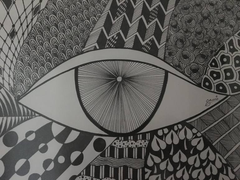 Eye spy Drawing by Gauri Arora | Saatchi Art