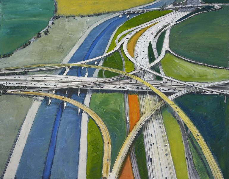 Autopia: Long Beach 710 x Century 105 #3 Printmaking by Harry Chandler ...