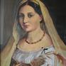 Reproduction of Raffaello's La Velata / The Lady with the Veil from ...