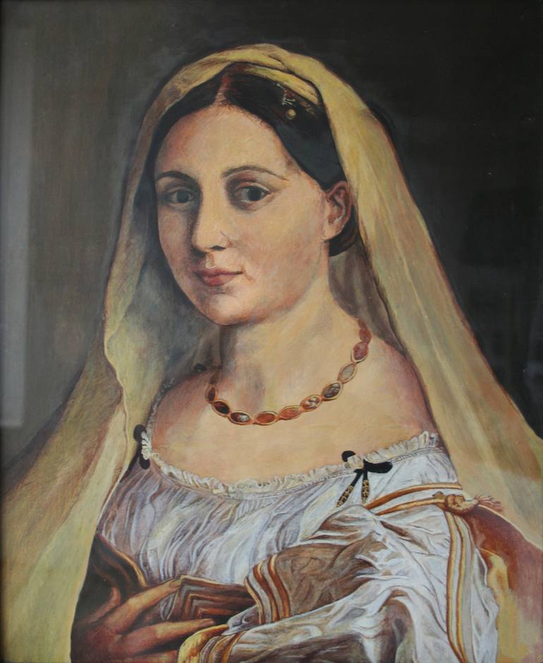 Reproduction of Raffaello's La Velata / The Lady with the Veil from ...