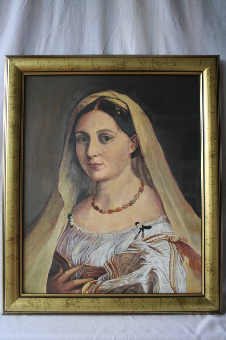 Reproduction of Raffaello's La Velata / The Lady with the Veil from ...