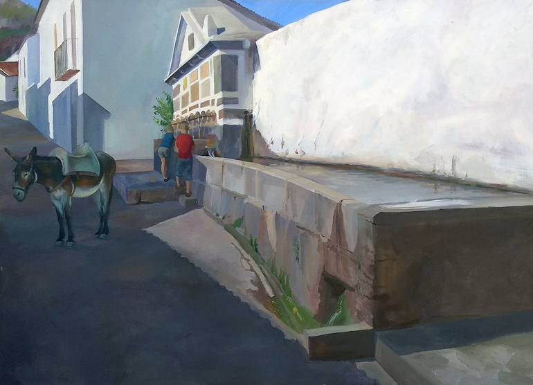 Pila y pilón Painting by Josep Antoni Fonoll | Saatchi Art