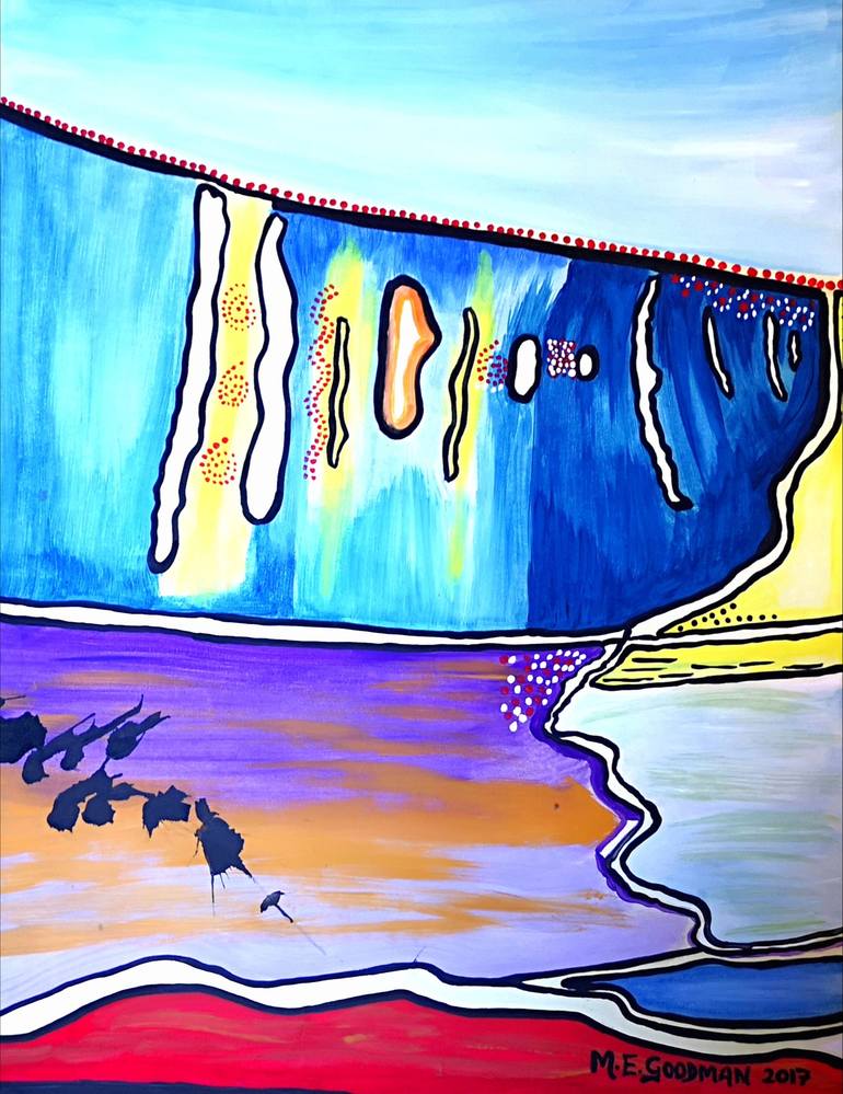 Wordplay Painting by Mary-Anne Goodman | Saatchi Art