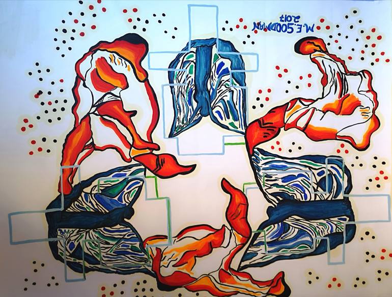 Let's Dance II Painting by Mary-Anne Goodman | Saatchi Art