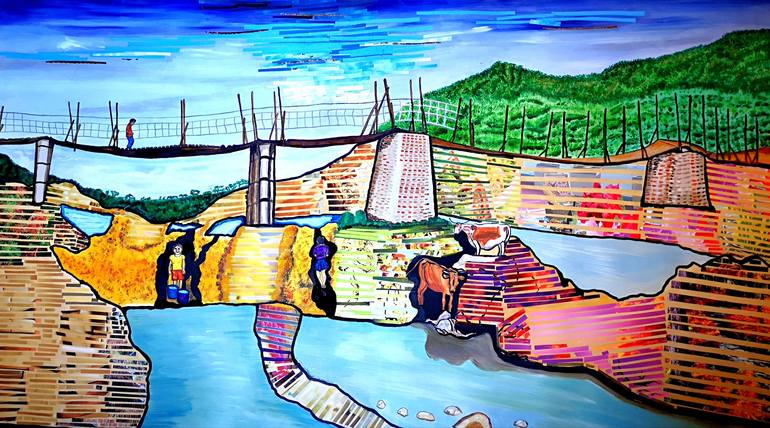 River of Dreams Painting by Mary-Anne Goodman | Saatchi Art