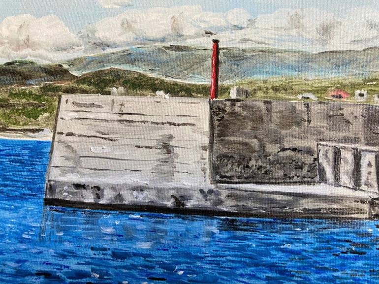 Bocca del porto di Marina di Catanzaro (2022) olio-cm 70x50 Painting by ...