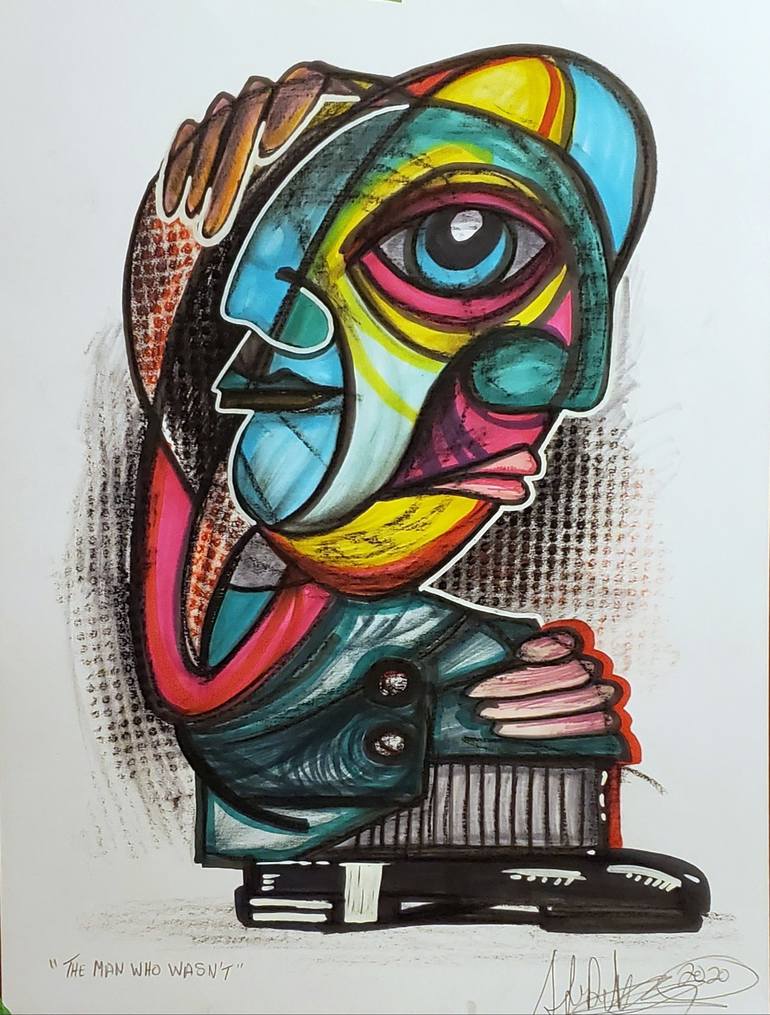 The man who wasn't Drawing by Stace DeWolf | Saatchi Art
