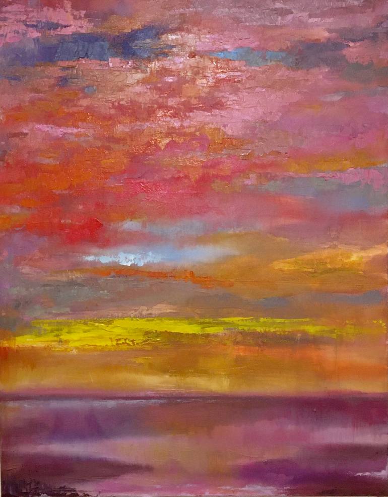 Red Painting by Pasha Rud | Saatchi Art