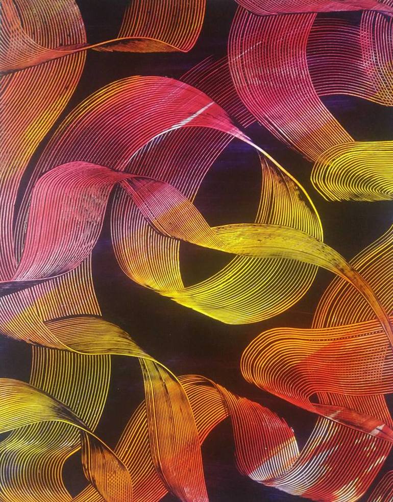 The Mystic’s Dream Painting by Rowshan Begum | Saatchi Art