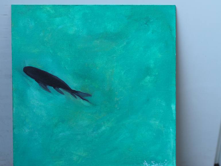 swimming Painting by Anna Sadzik | Saatchi Art