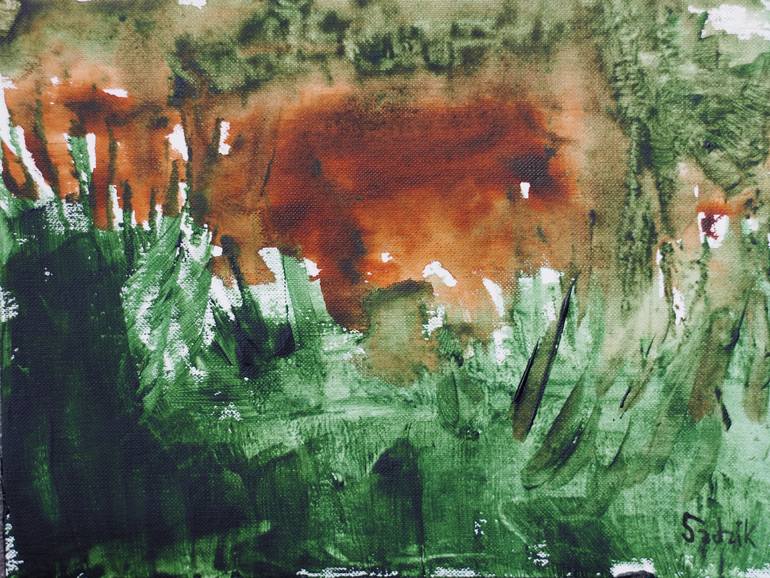 grass Painting by Anna Sadzik | Saatchi Art