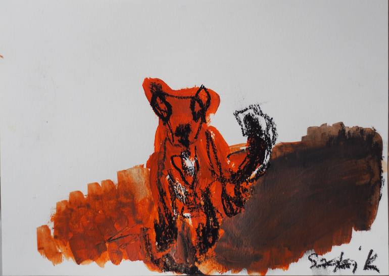 mutt Painting by Anna Sadzik | Saatchi Art