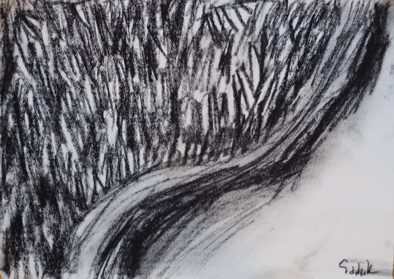forest 4 Drawing by Anna Sadzik | Saatchi Art
